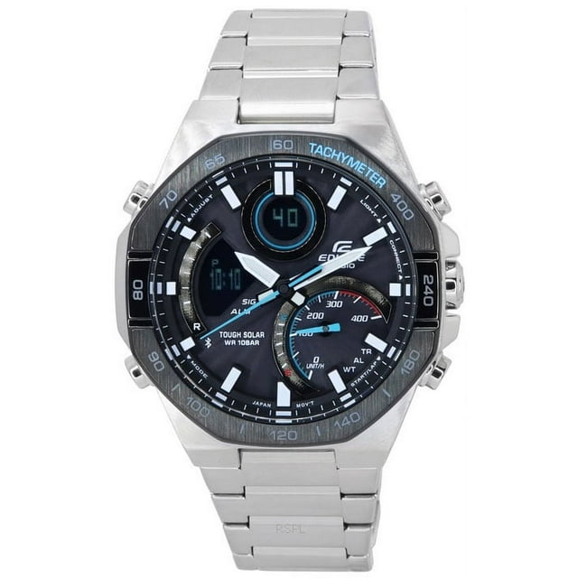 Casio Edifice Mobile Link Analog Digital Grey Dial Solar ECB-950DB-1A 100M Men's Watch - Walmart.com