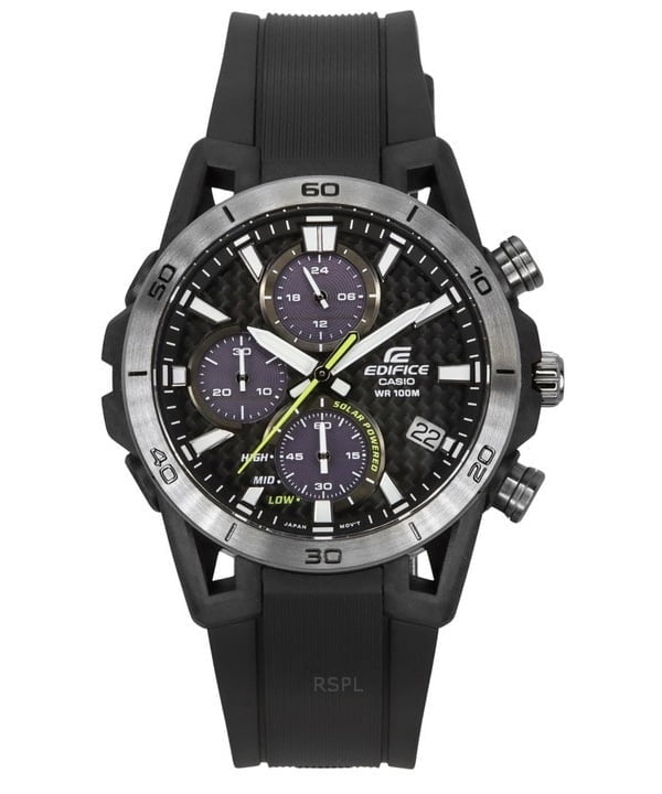 Casio Edifice Sospensione Analog Chronograph Resin Strap Grey Dial ...
