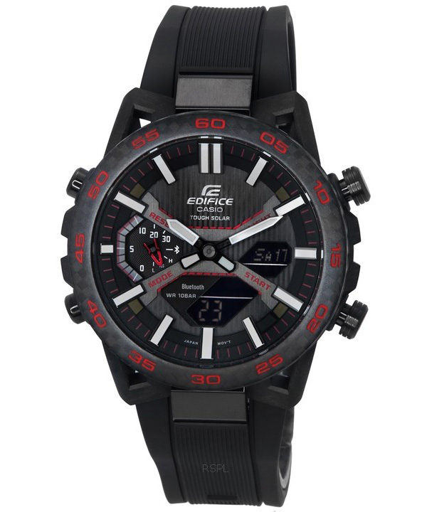 Casio Edifice Sospensione Mobile Link Analog Digital Solar ECB-2000PB-1A 100M Men's Watch ...