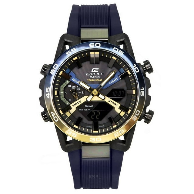 Casio Edifice Sospensione Nighttime Drive Analog Digital Smartphone Link Tough Solar ECB-2000NP ...