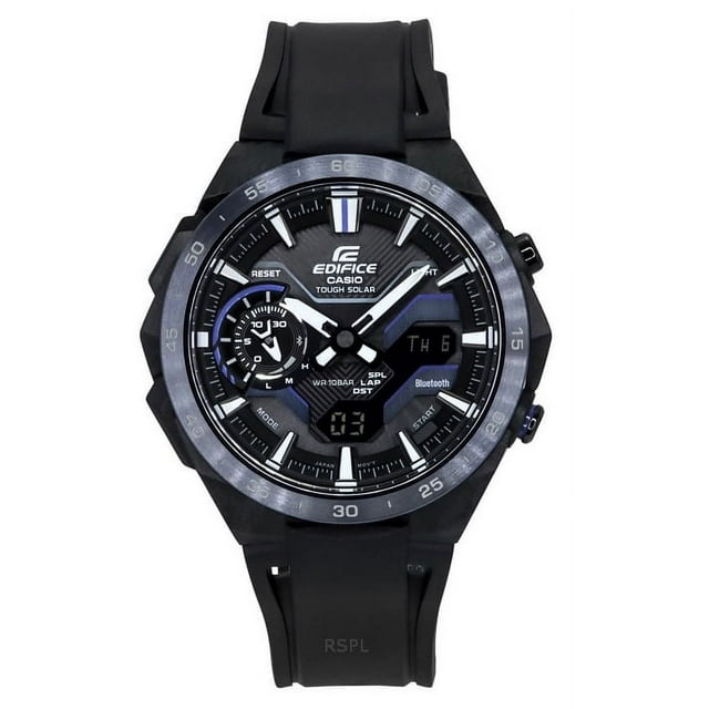 Casio Edifice Windflow Analog Digital Smartphone Link Black Dial Tough Solar ECB-2200PB-1A 100M ...
