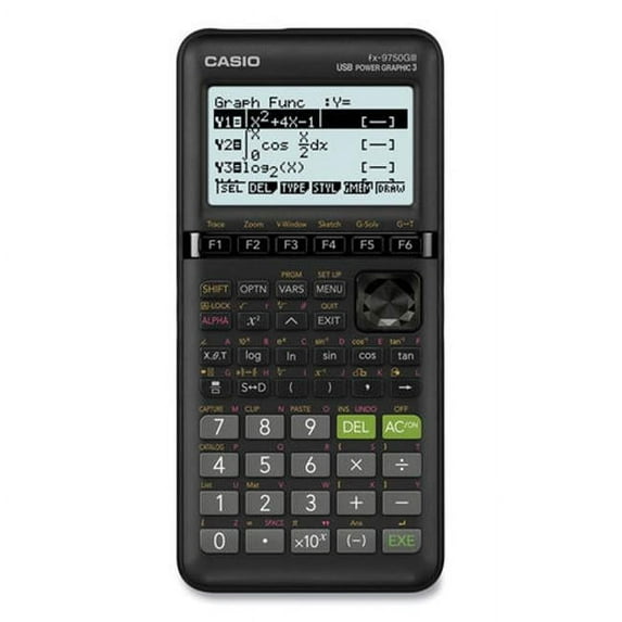 Casio FX-9750GIII Graphing Calculator, 21-Digit LCD, Python Support ...