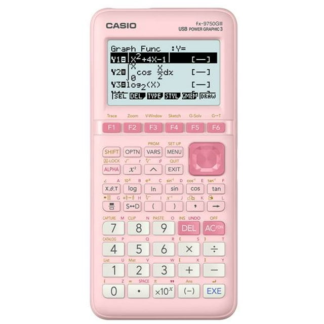 Casio FX-9750Glll-PK Power Handheld Electronic Battery Operated ...