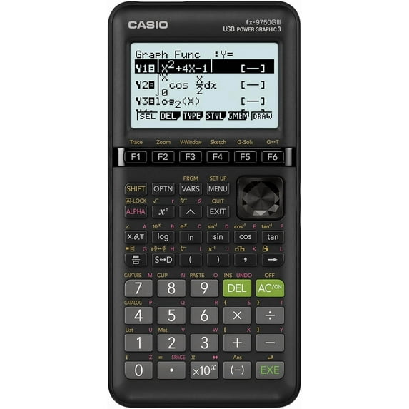 Casio FX-9750Glll Standard Graphing Calculator, Python and Natural Text ...