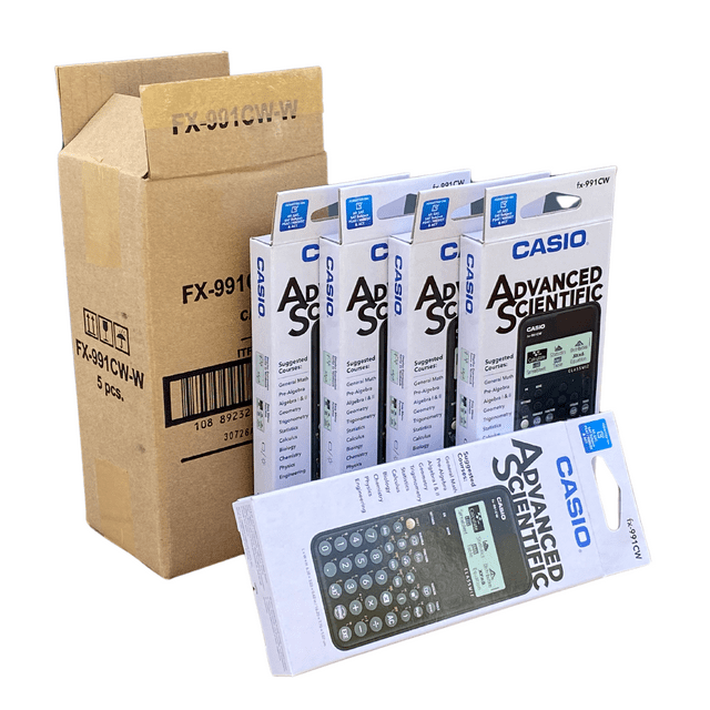 Casio FX-991CW Black Scientific Calculator 5 Pack - Walmart.com