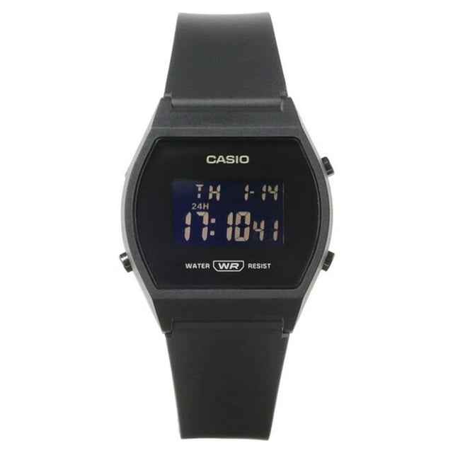 Casio Female Adult's Sports Digital Stopwatch Timer Black Resin Watch LW204-1B - Walmart.com