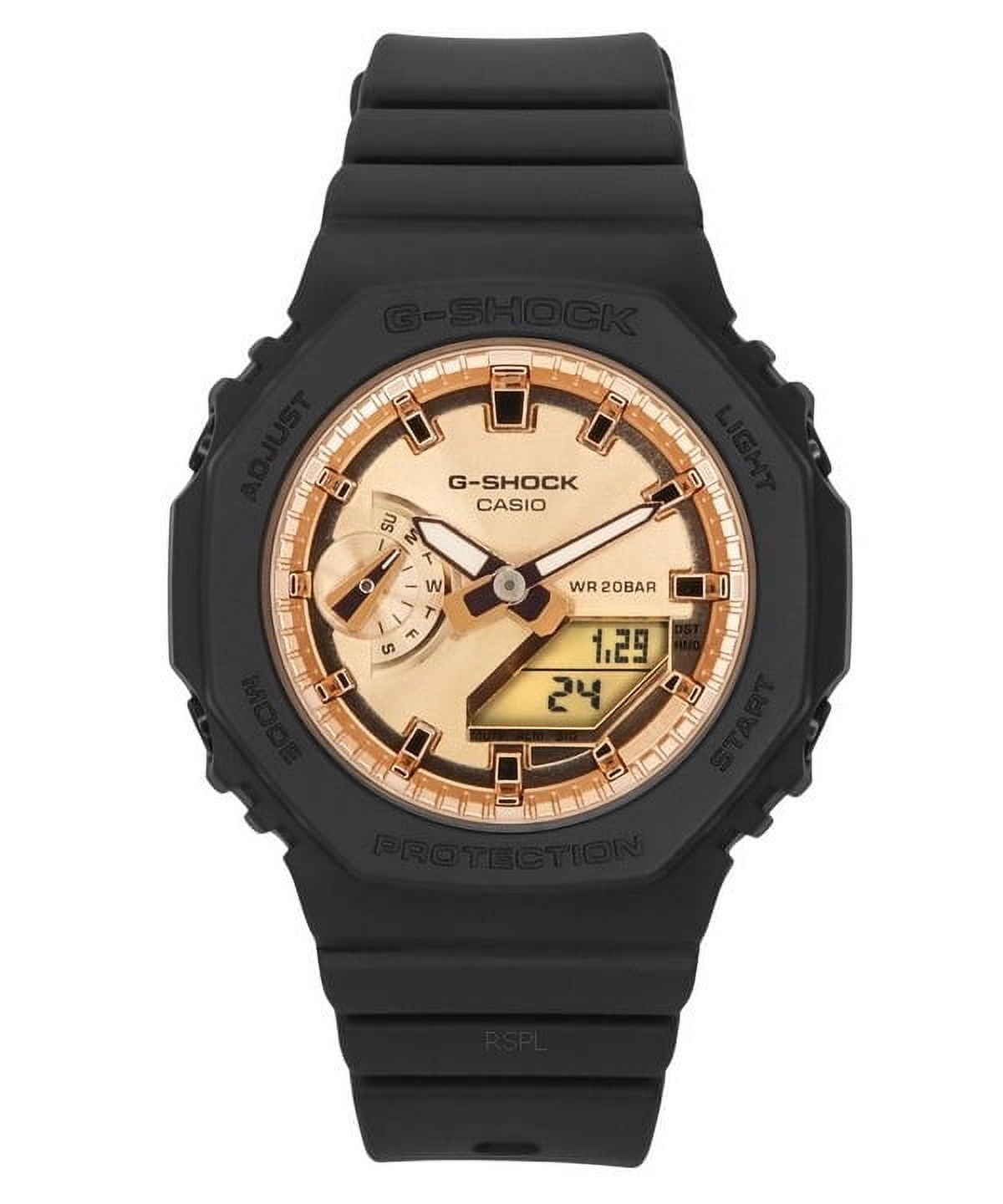 Casio G-Shock Analog Digital Resin Strap Rose Gold Dial Quartz GMA ...