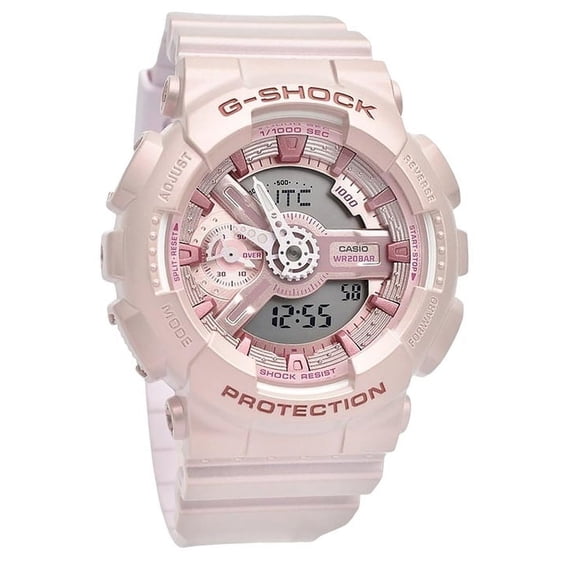 Casio GMAS110ST-4A Women's G-Shock Ana-Digi Dial Light Pink Watch ...