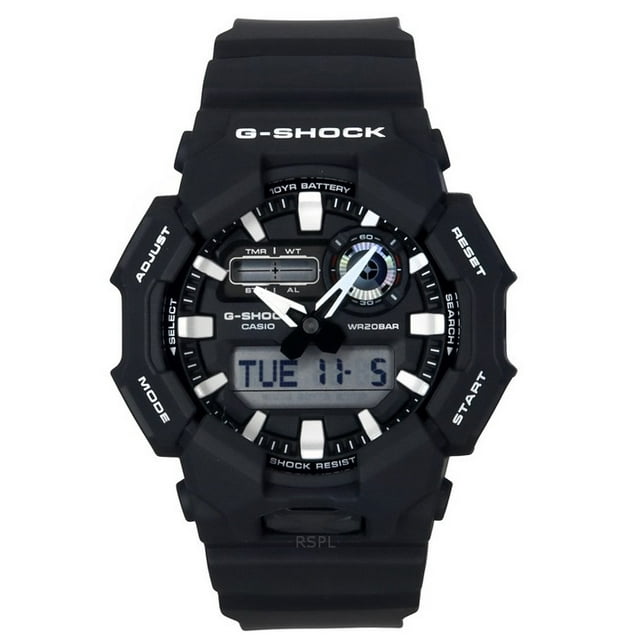 Casio G-Shock Analog Digital Bio-Based Resin Strap Black Dial Quartz GA-010-1A 200M Men's Watch ...
