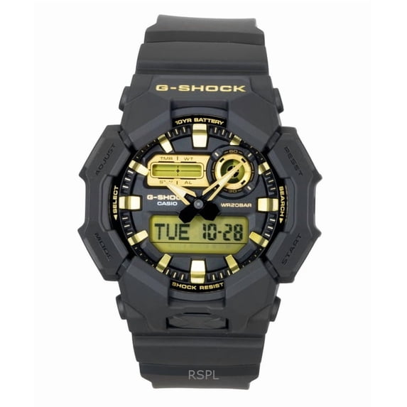 Casio, G-Shock Men's Watch, GA-010GB-1A9, 200M Water Resistance ...