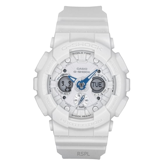 Casio G-Shock Analog Digital Bio-Based Resin White Dial Quartz GMA ...