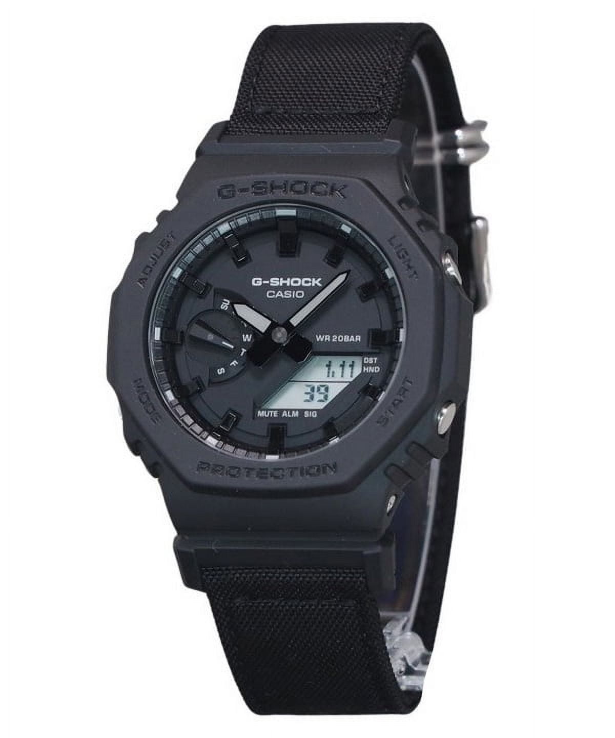 Casio G-Shock Analog Digital Eco Cloth Strap 22 mm Men's Wristwatch ...