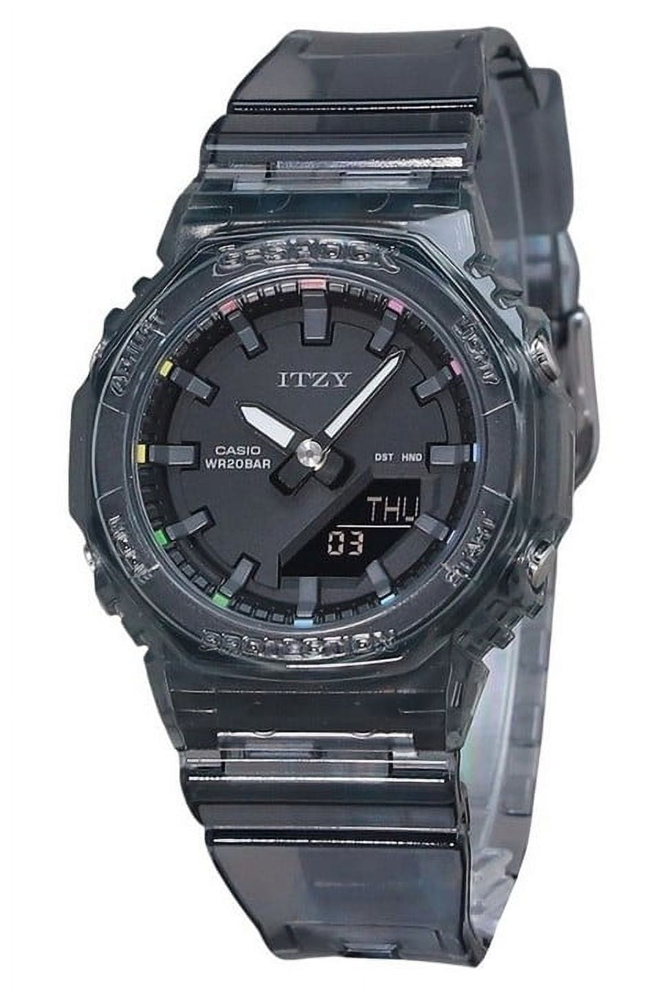 Casio G-Shock Analog Digital ITZY Collaboration Black Dial Quartz GMA ...