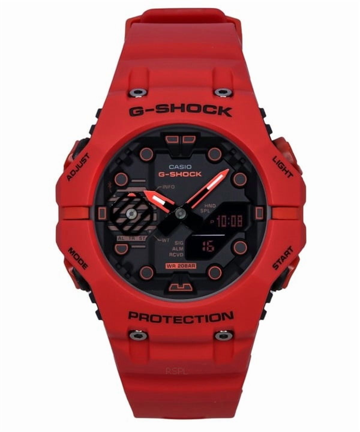 Casio G-Shock Analog Digital Resin Strap Black Dial Quartz GA-B001-4A ...