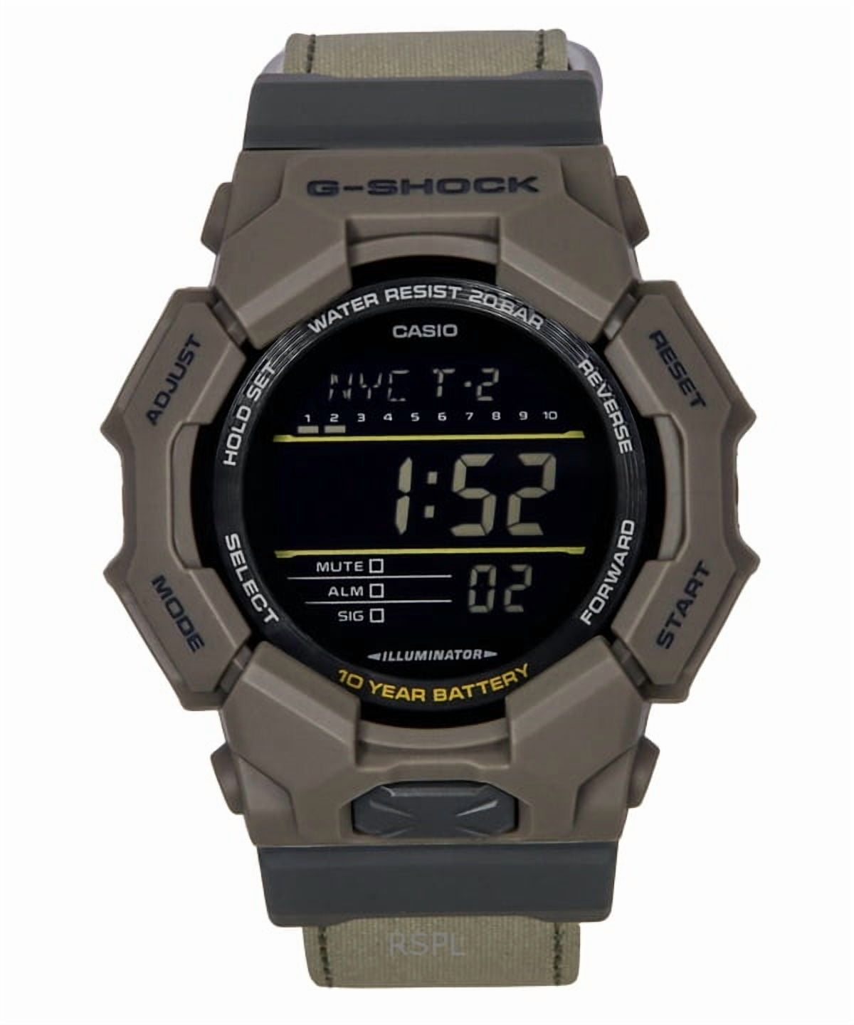 Casio G-Shock Digital Cloth Strap Quartz GD-010CE-5 200M Men's Watch ...