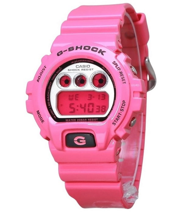 Casio G-Shock Digital Pink Bio Based Resin Quartz DW-6900RCS-4 200M Men ...