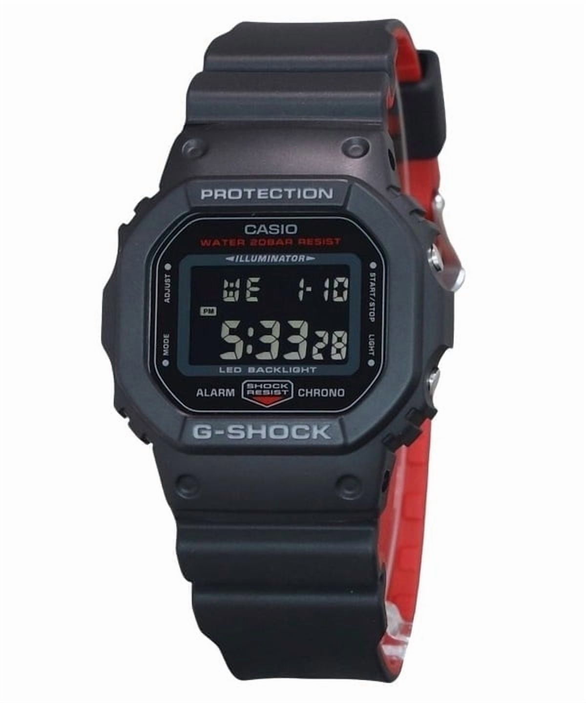 Casio G-Shock Digital Resin Strap Quartz DW-5600UHR-1 200M Men's Watch ...