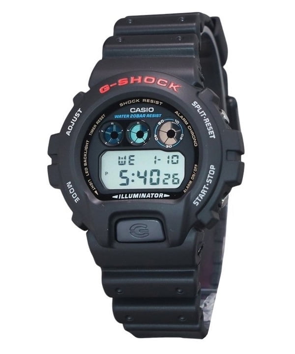 Casio G-Shock Digital Resin Strap Quartz DW-6900U-1 200M Men's Watch ...