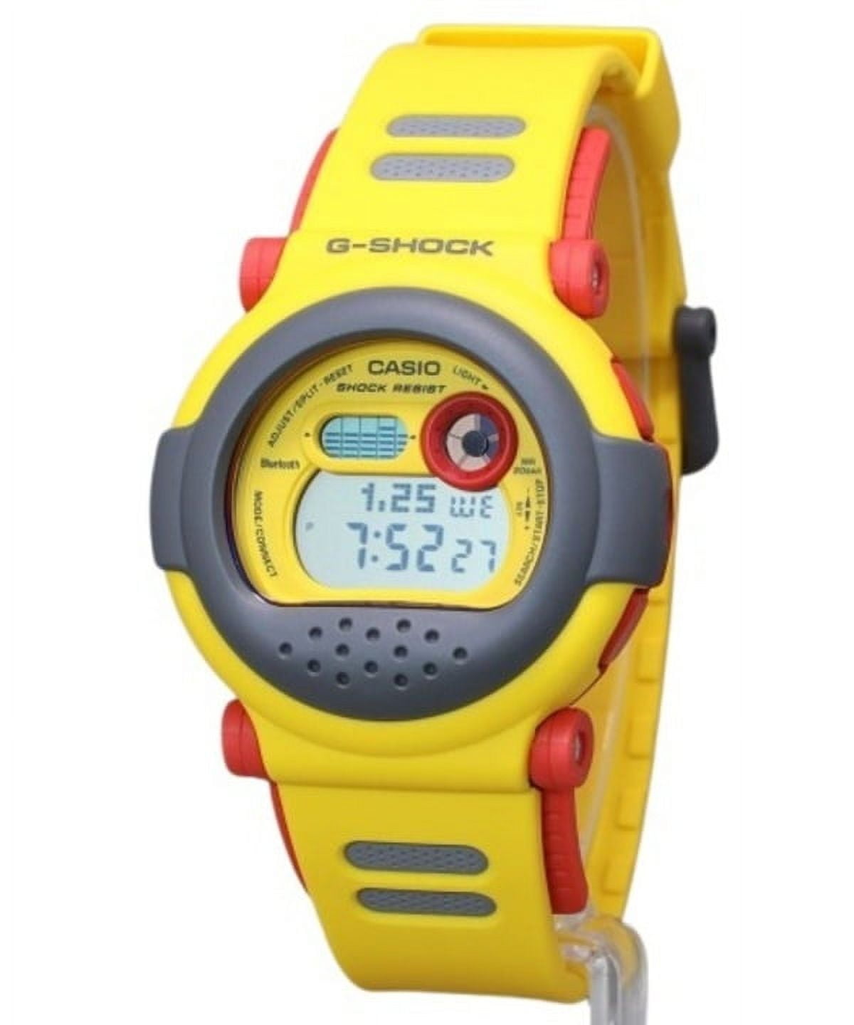 Casio G-Shock Digital Smartphone Link Yellow Resin Strap Quartz G ...
