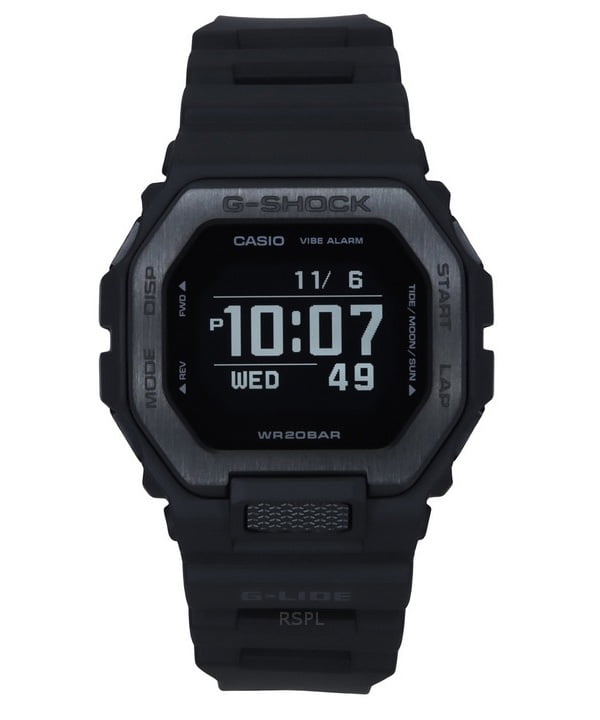 Casio G-Shock G-Lide Digital Smartphone Link Resin Strap Quartz GBX-100NS-1 200M Mens Watch ...