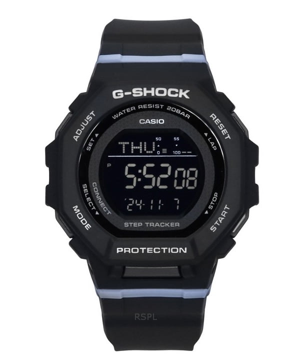 Casio G-Shock G-Squad Digital Smartphone Link Bio-Based Resin Strap Quartz GMD-B300-1 200M Women ...