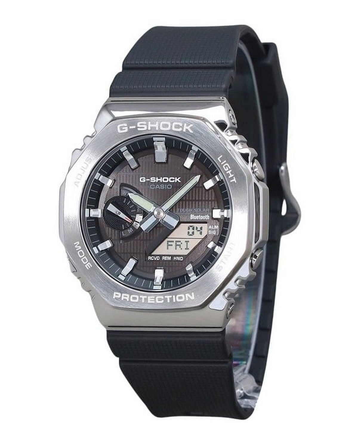 Casio G-Shock G-Steel Analog Digital Smartphone Link Bio Based Resin Strap Black Dial Tough ...