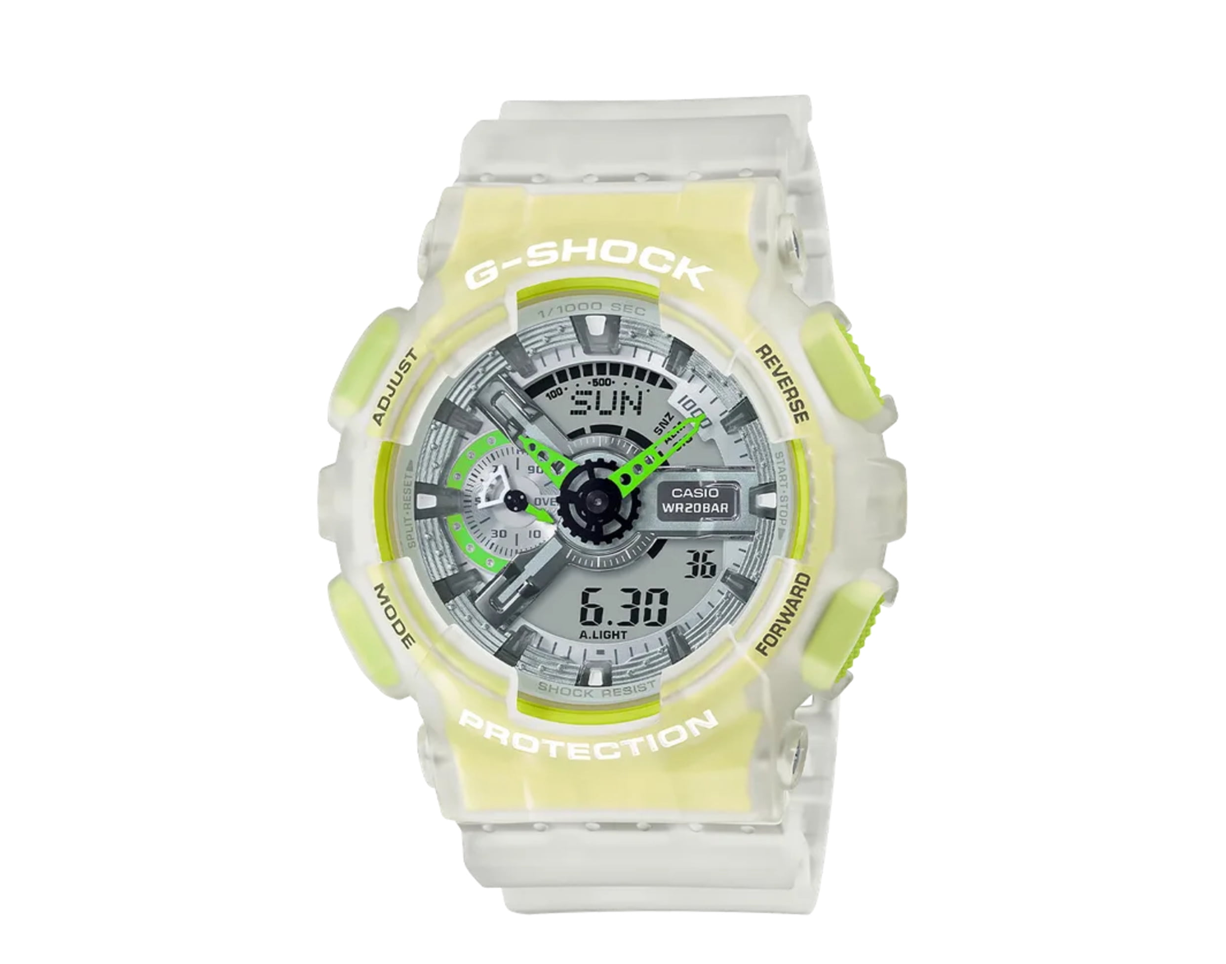 Casio G-Shock GA110 Semi-Transparent Analog-Digital Resin Men's Watch ...