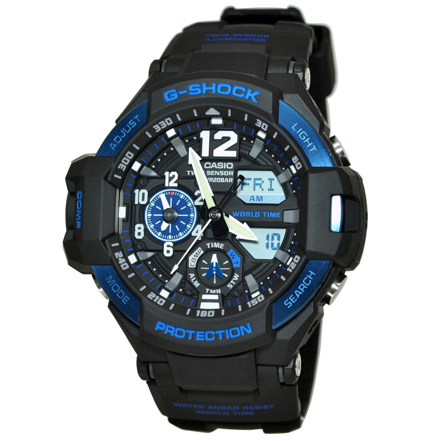 Casio G-Shock GA1100-2B - Walmart.com