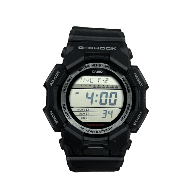 Casio G Shock GD010-1 black digital watch 10 year battery - Walmart.com