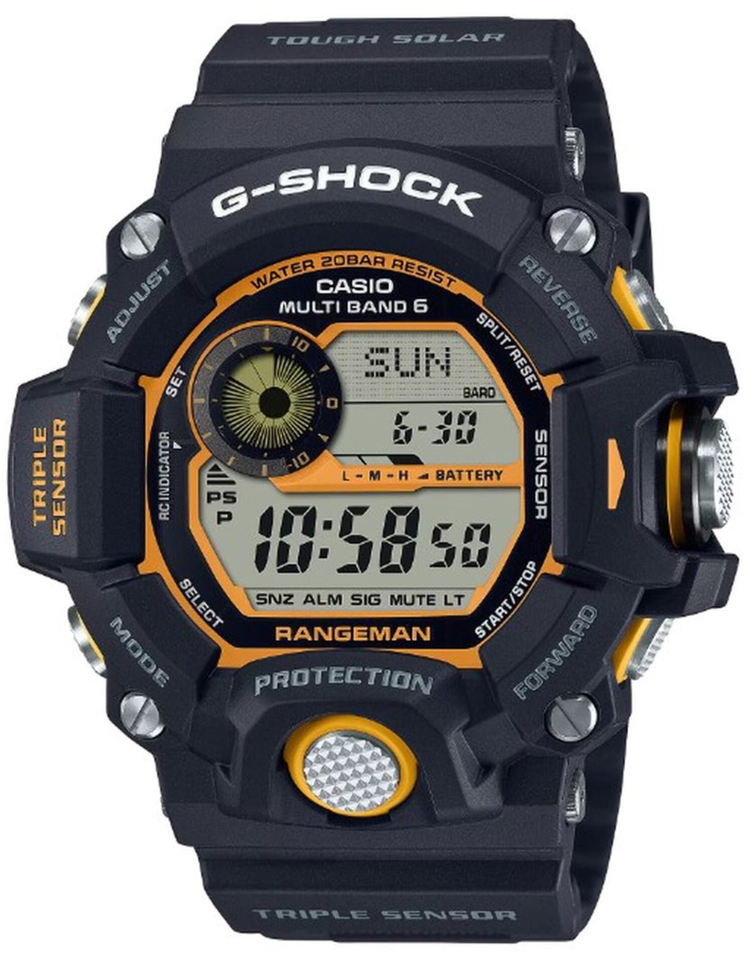 Casio G-Shock MASTER G-LAND RANGEMAN Radio-controlled Altimeter Watch ...