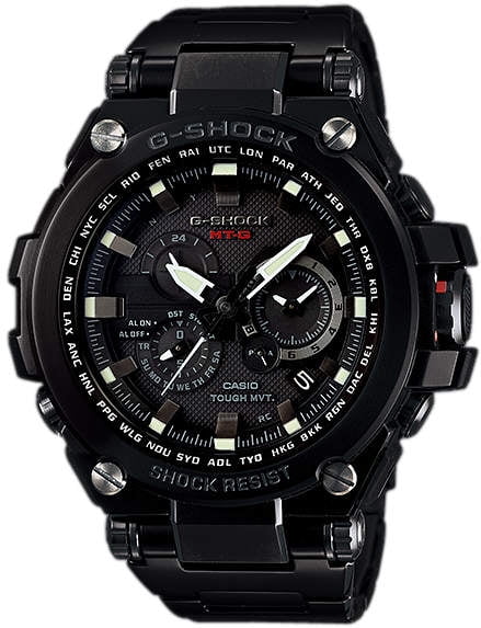 Casio G-Shock MT-G Steel Solar Atomic Watch MTGS1000BD-1A - Walmart.com
