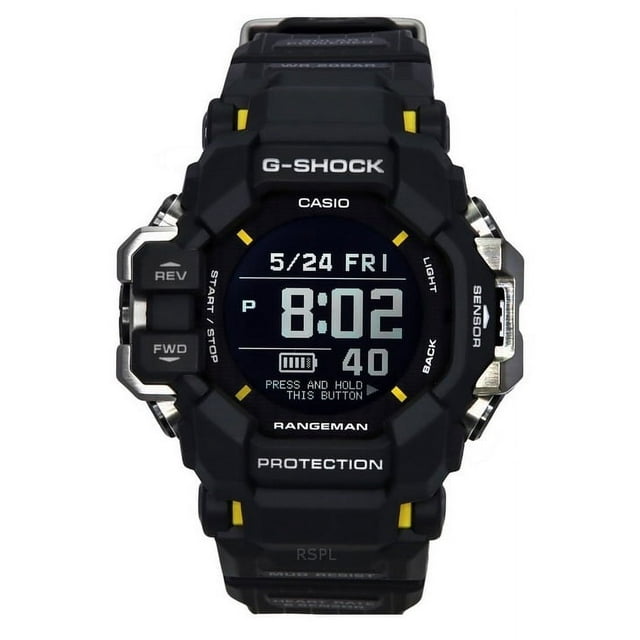 Casio G-Shock Master Of G-Land Rangeman Digital Bio-Based Resin Strap Solar GPR-H1000-1 200M Men ...