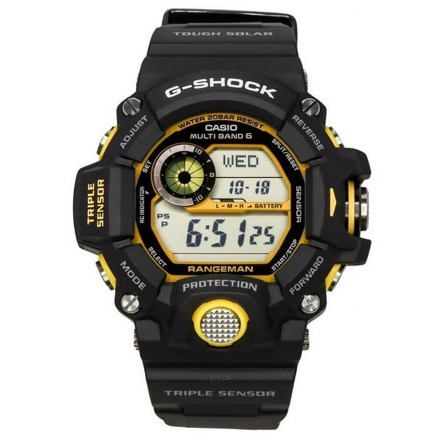Casio G-Shock Master Of G-Land Rangeman Digital Black Resin Strap Solar GW-9400Y-1 200M Men's ...
