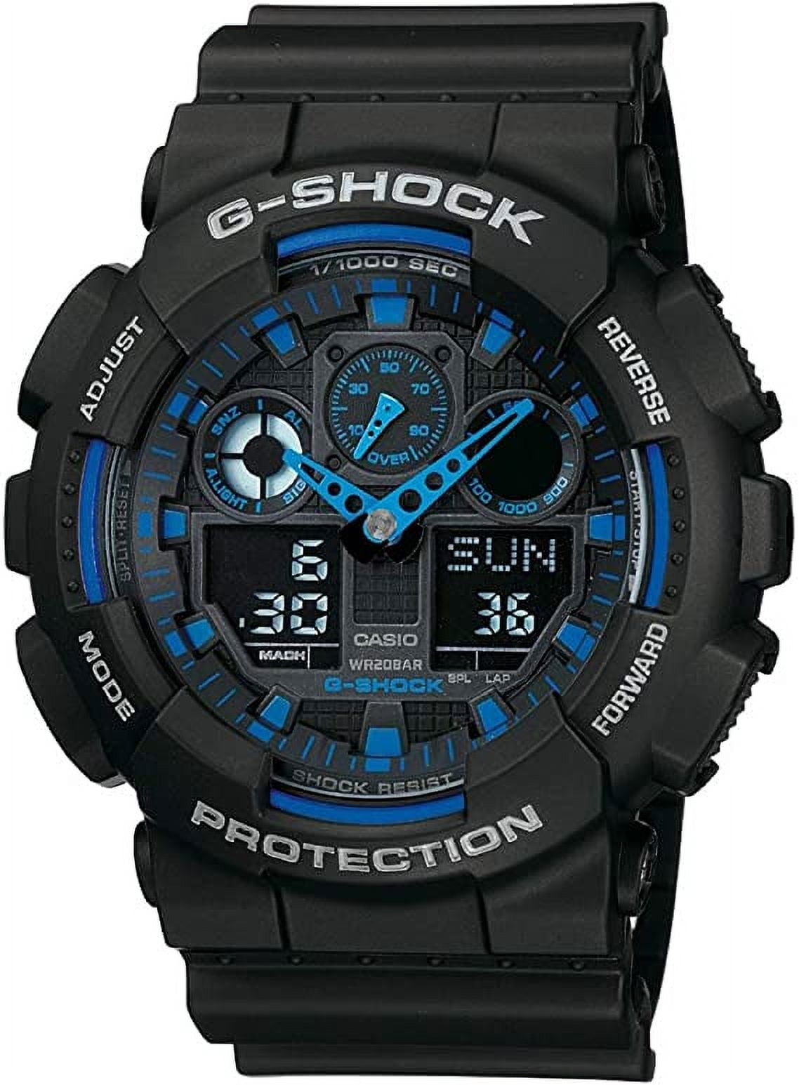 Casio G-Shock Men's Watch in Resin with Anti Slip Over Sized Buttons ...
