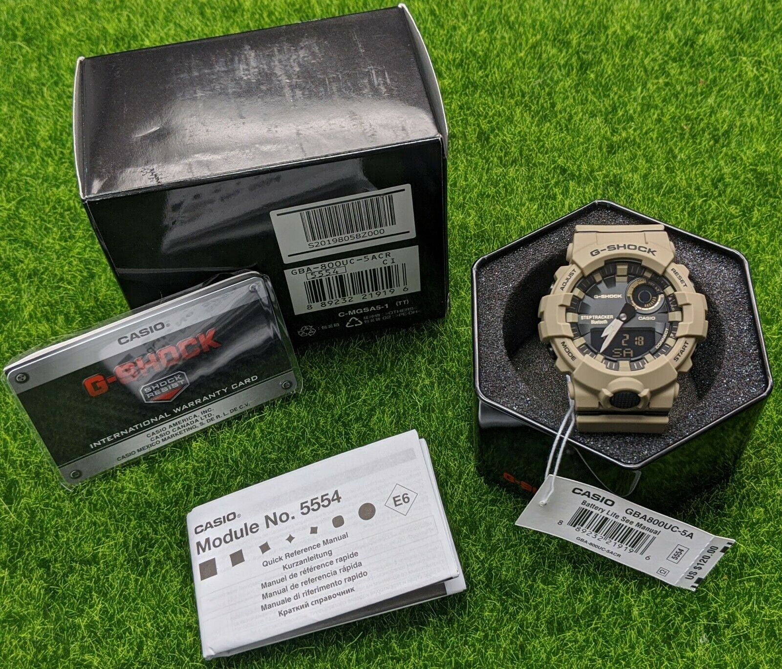 Casio G-Shock GBA-800UC-5ACR Bluetooth Step Tracker Mens Watch ...
