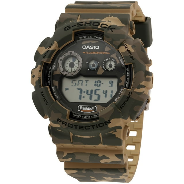 Casio G-Shock Quartz Movement Digital Dial Men's Watch GD-120CM-5 ...
