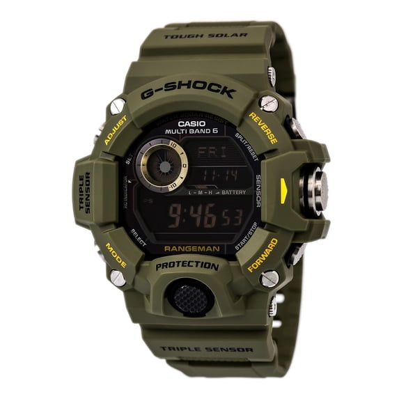 Casio G-Shock, Men's Outdoor Sports Watch, GW9400-3CR, Green - Walmart.com