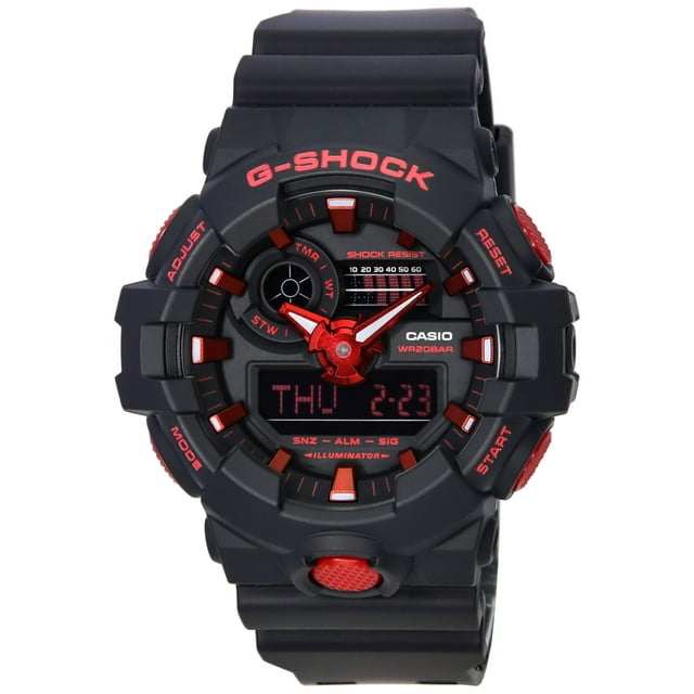 Casio G-Shock X Ignite Red Series Analog Digital Quartz GA-700BNR-1A ...