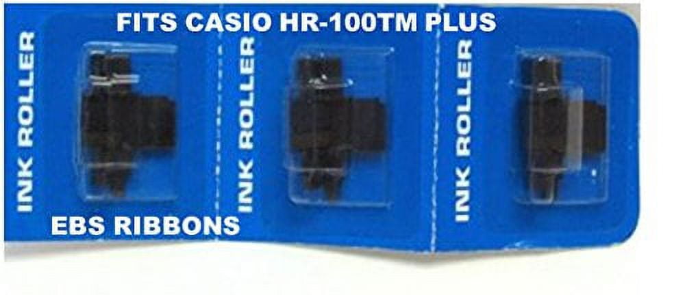 Casio HR-100TM PLUS Compatible 3 Pack Ink Roller - Walmart.com