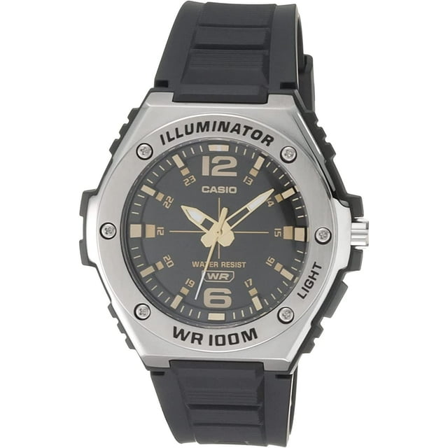 Casio Illuminator Men's Quartz Sport Watch with Black Resin Strap Heavy ...