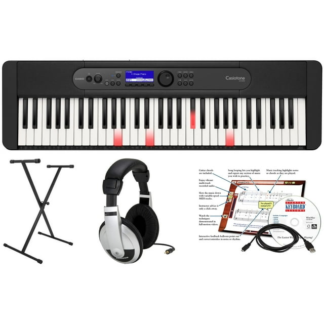 Casio LKS450 EPA Pack with Stand, AC Adapter, Headphones, and Software ...