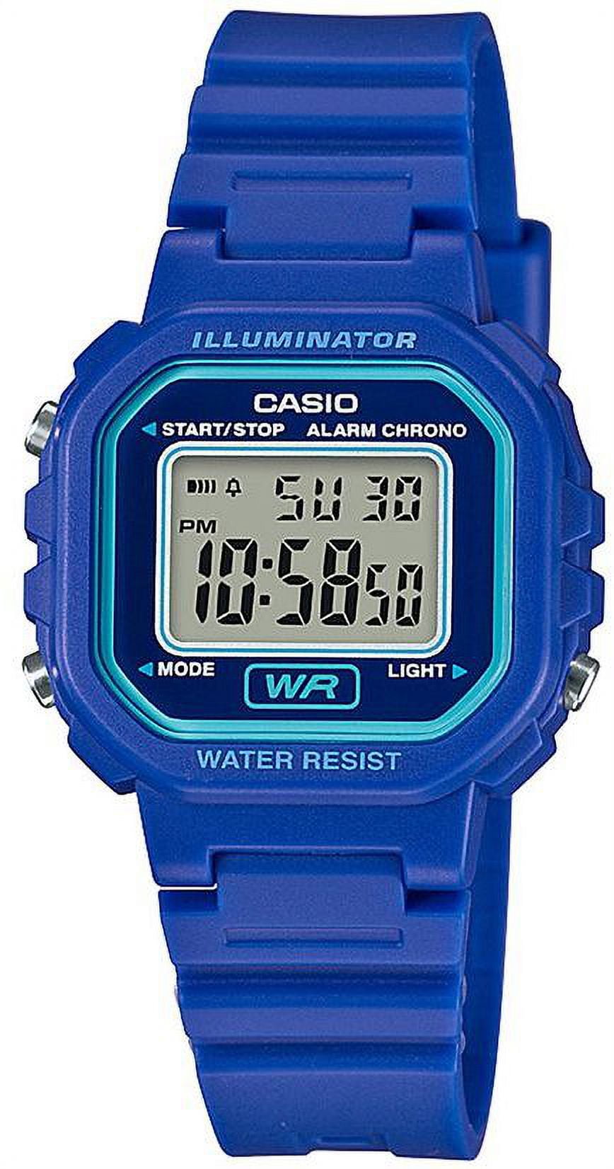 Casio Ladies Digital Casual Watch, Blue - Walmart.com