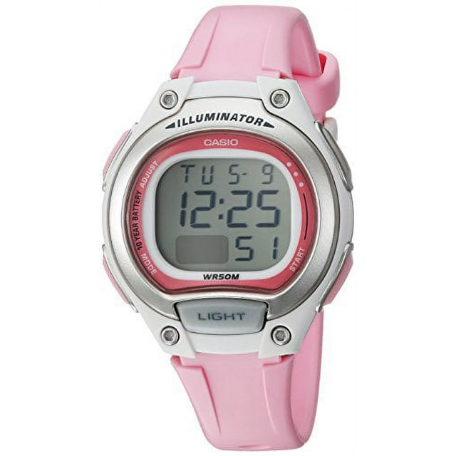 Casio Ladies Easy Reader Digital Watch, Pink - Walmart.com