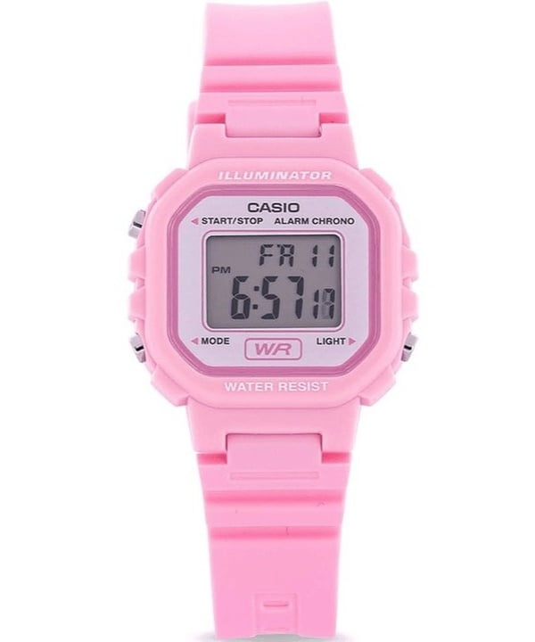Casio Ladies Pink Resin Band Digital Watch LA 20WH 4A1DF - Walmart.com
