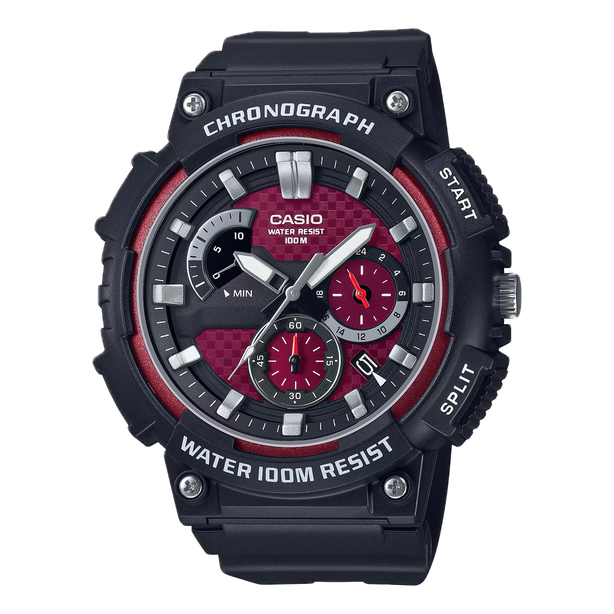 Casio Men's Black Chronograph Sport Watch MCW-200H-4AV - Walmart.com