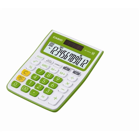 Casio MJ-12VCb-GN 300 Steps Check & Correct Colourful Desktop ...