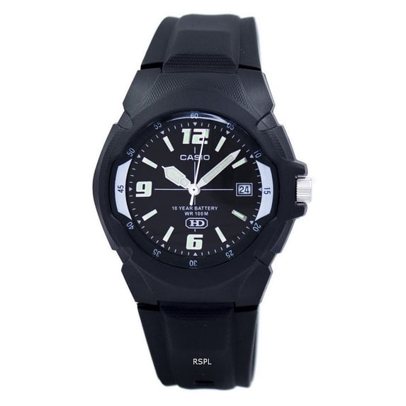Casio MW-600F-1AVDF Enticer Analog Men Watch, Black - Walmart.com