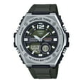 Casio Men's Analog-Digital Combination World Time Watch, Green - MWQ ...