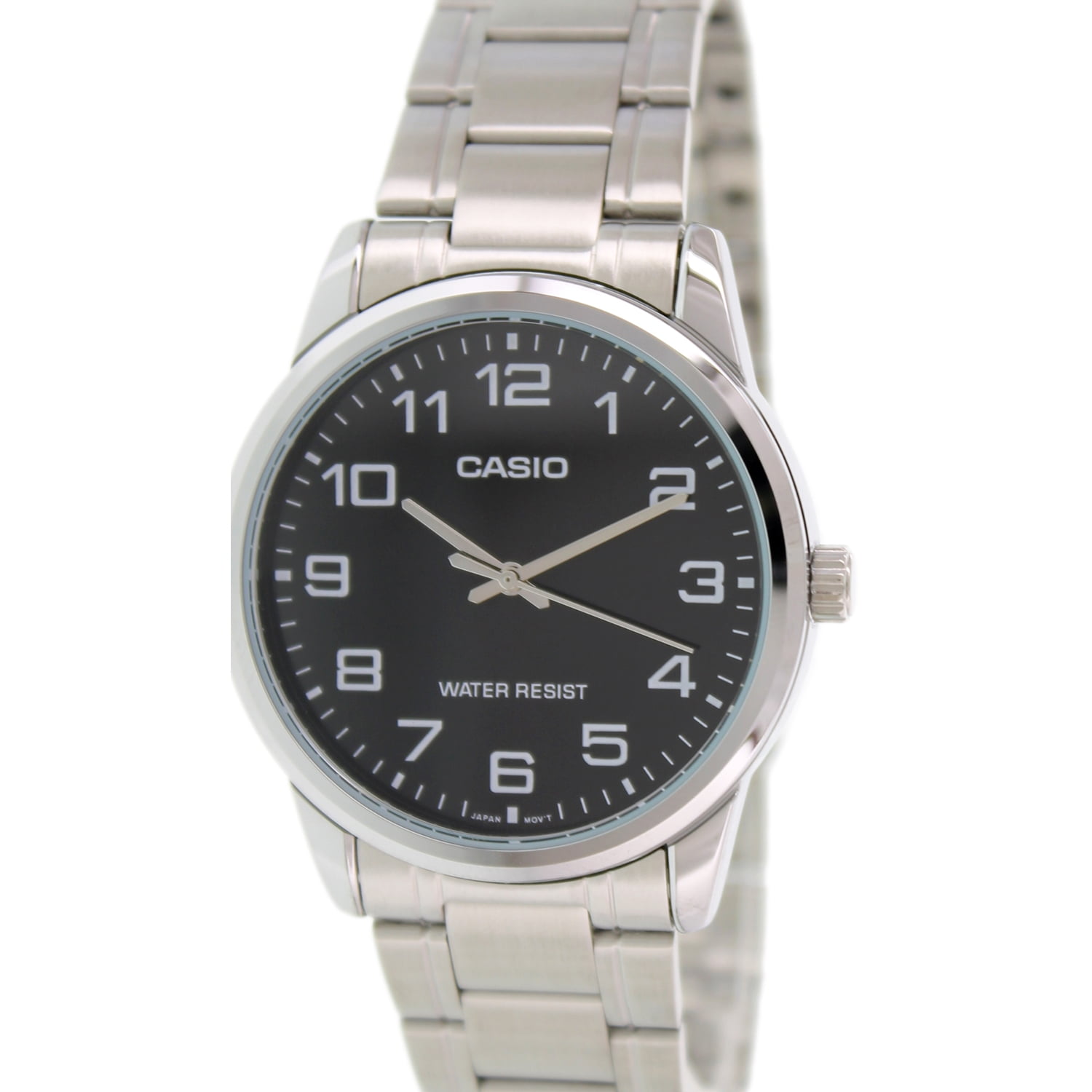 Casio Men's Quartz Movement, Water Resistant, Stainless Steel Metal ...