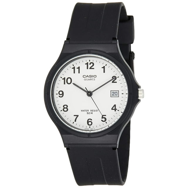 Waterproof Casio Core MW59-1BV Analog Wristwatch - Black Resin Quartz ...